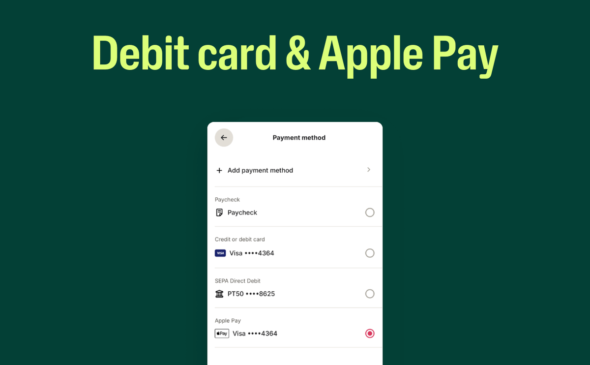New Payment Methods: Apple Pay & Debit Card Now Available!