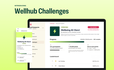 Challenge your team to daily wellbeing with Wellhub Challenges